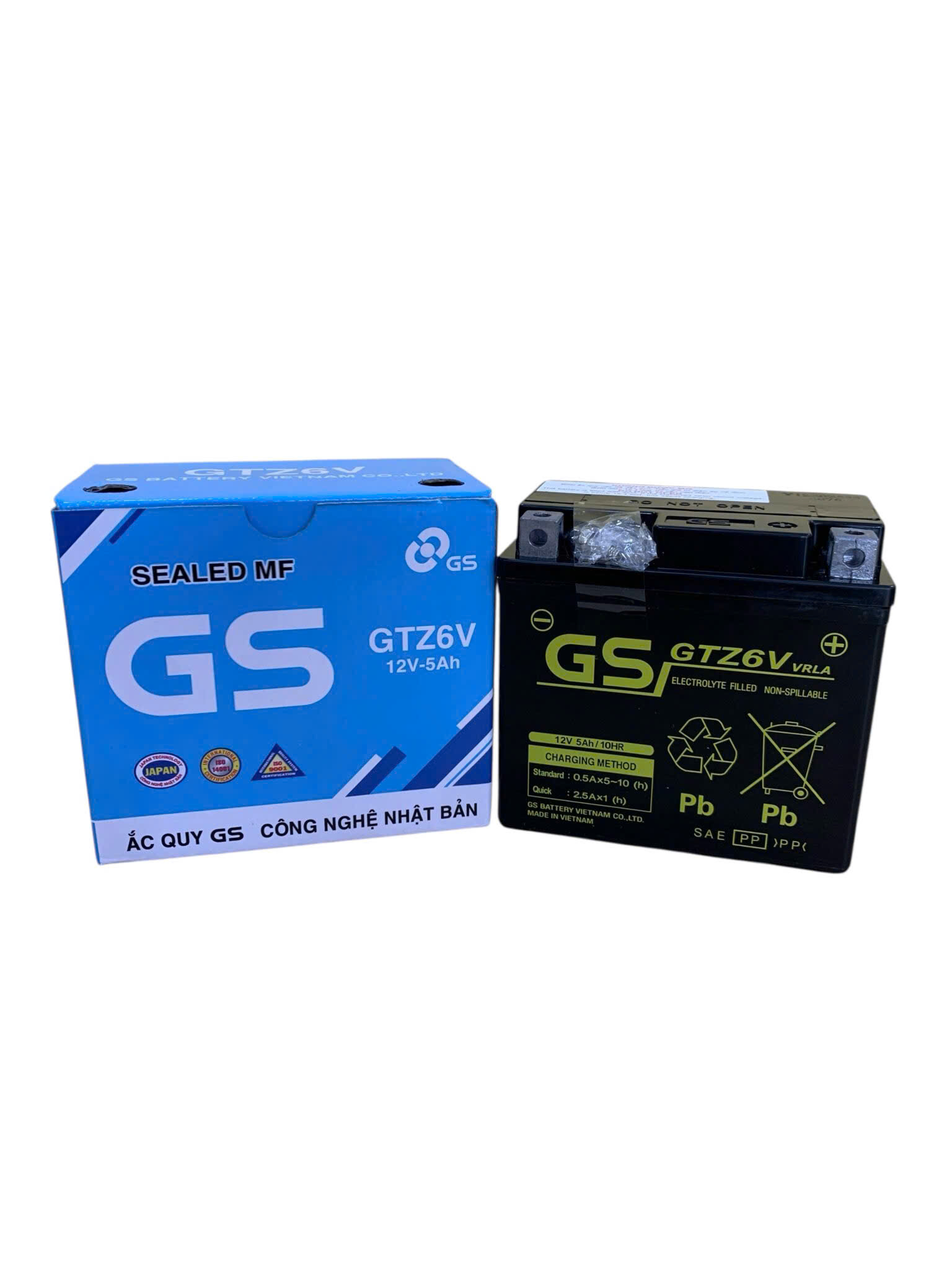 ẮC QUY GS GTZ6V (12V-5AH)